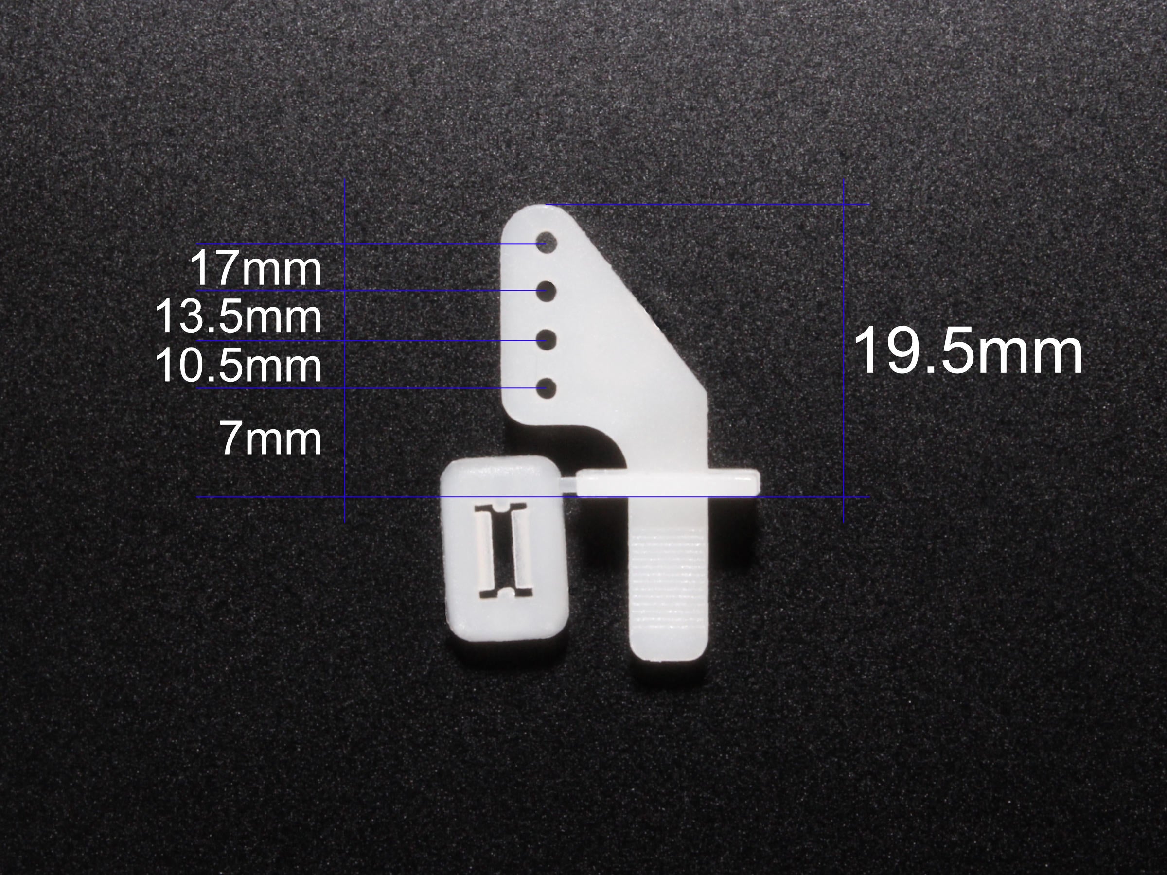 Small Nylon Control Horn / 1.5mm dia Holes – Aloft Hobbies