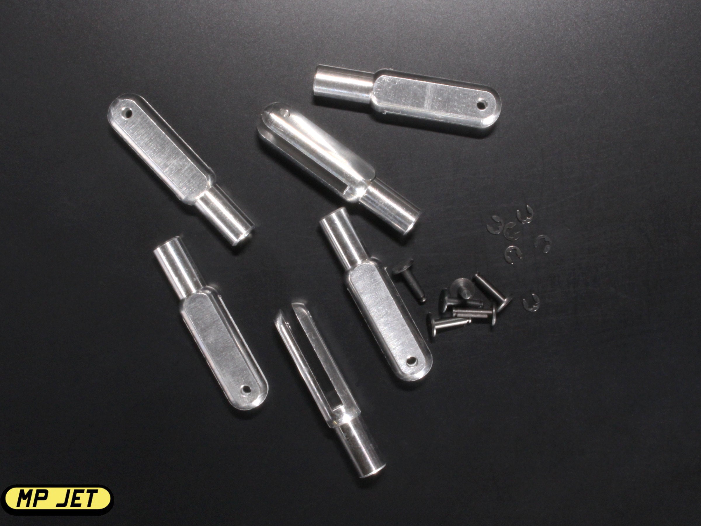 MP Jet Aluminum Clevis / Length 30mm / Slot width 2mm / 1.6mm dia. Pin ...