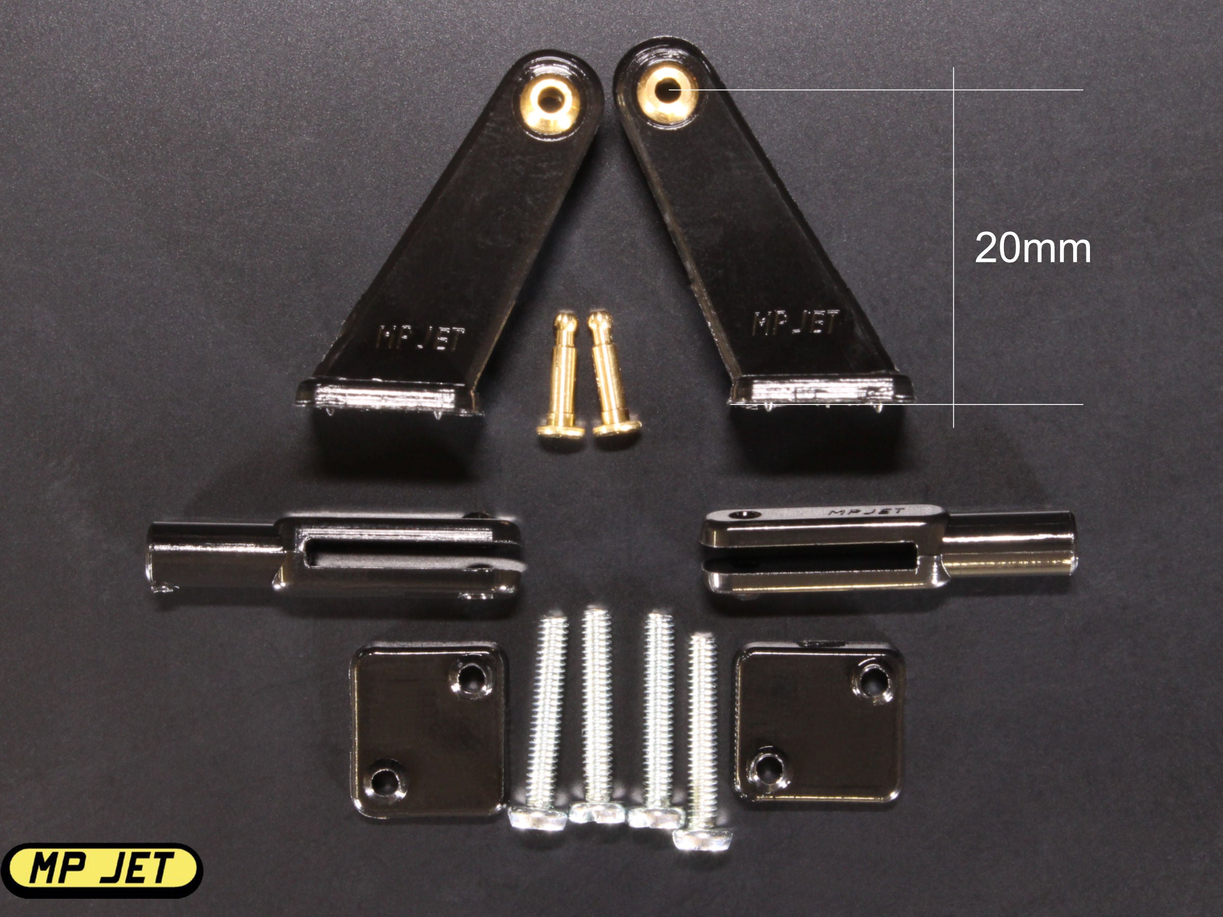 MP Jet Long Control Horn with Brass Ball Bushing and Clevis – Aloft Hobbies