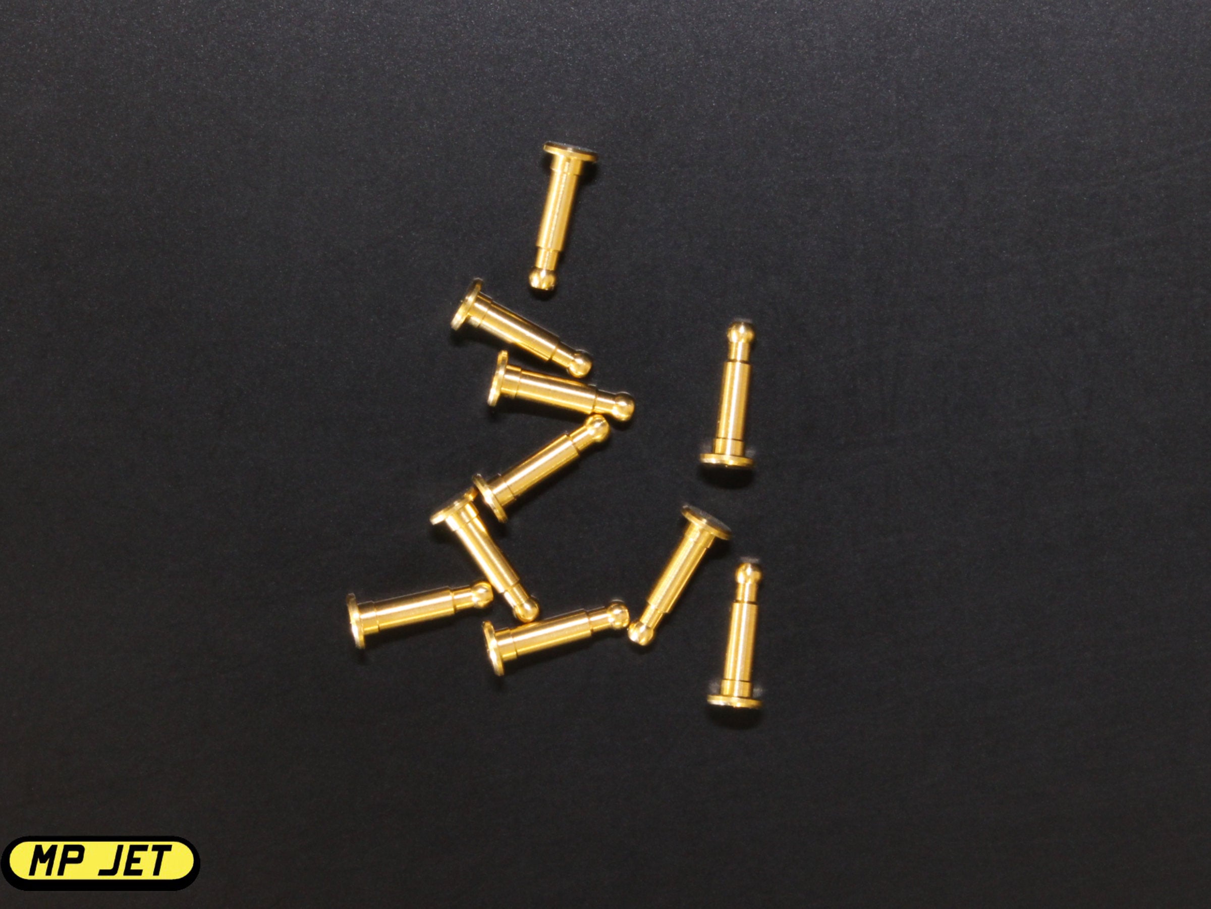 MP Jet Brass 1.6mm dia. Replacement Pins for Control Horns with Brass ...