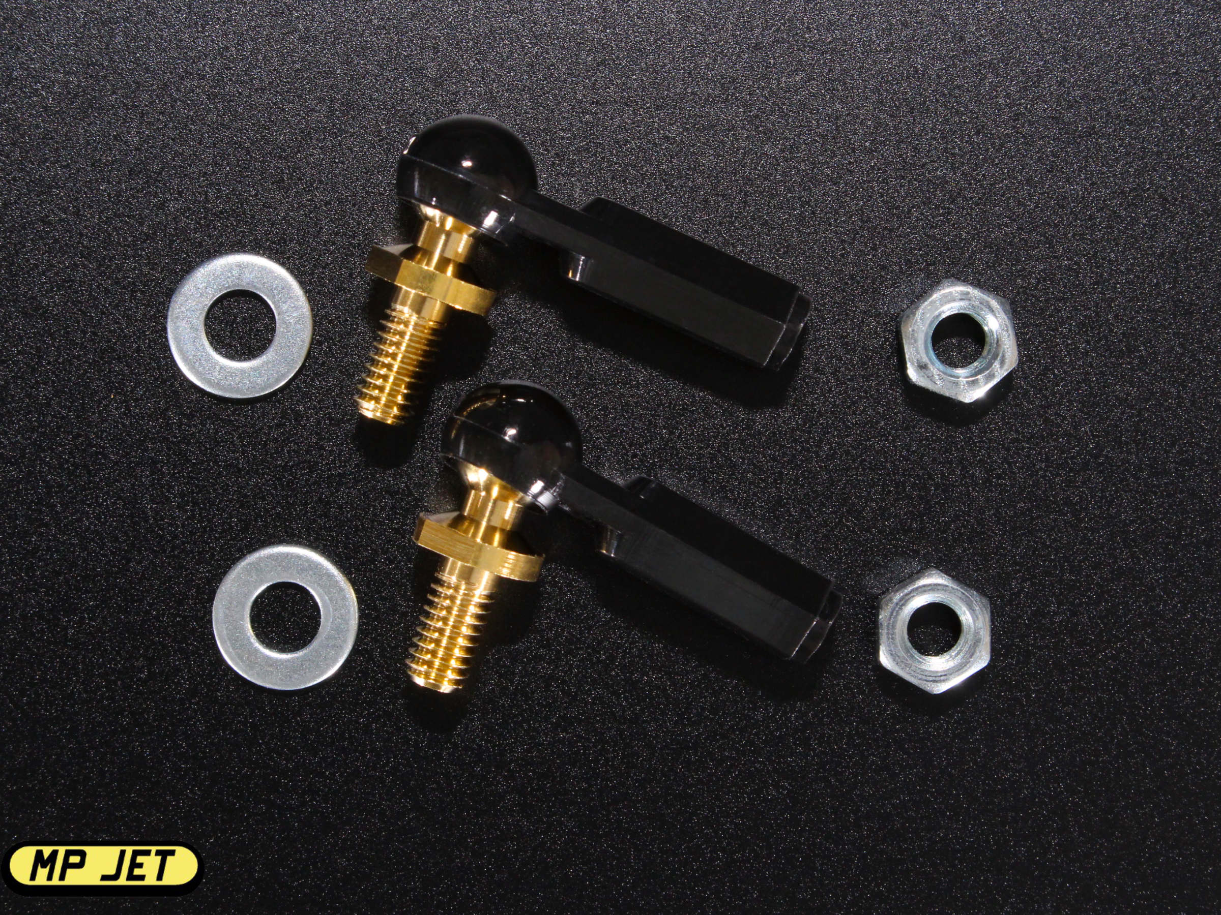 MP Jet Enclosed Ball Link V1 / 7mm ball with Offset Flange and M4 thre ...