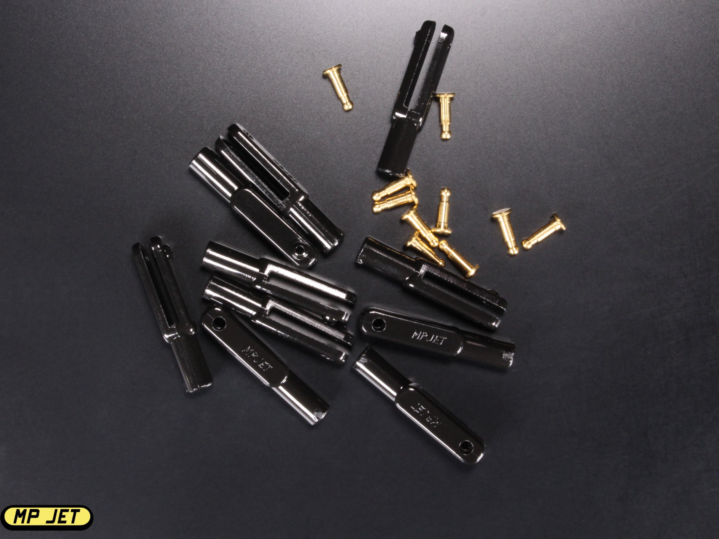 MP Jet Plastic Clevis / Length 23mm / Slot width 1.6mm / 1.6mm dia. Pi ...