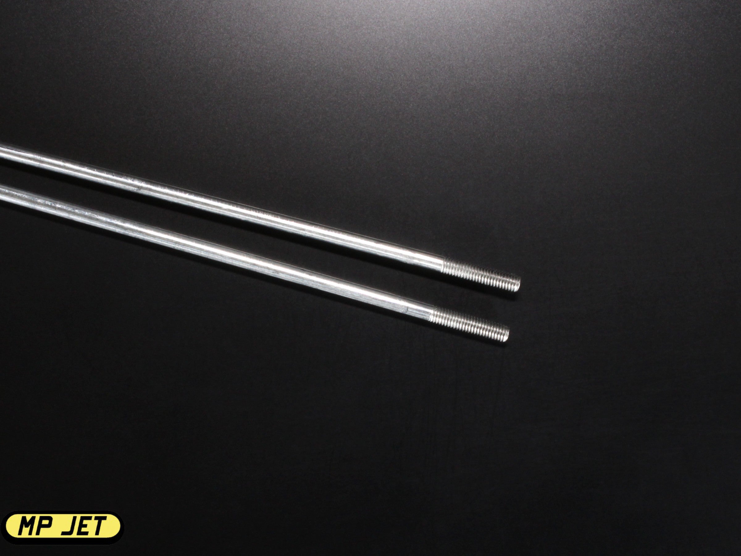 MP Jet Stainless Steel Push Rods / 2.6mm dia. / 290mm long / M3 thread ...