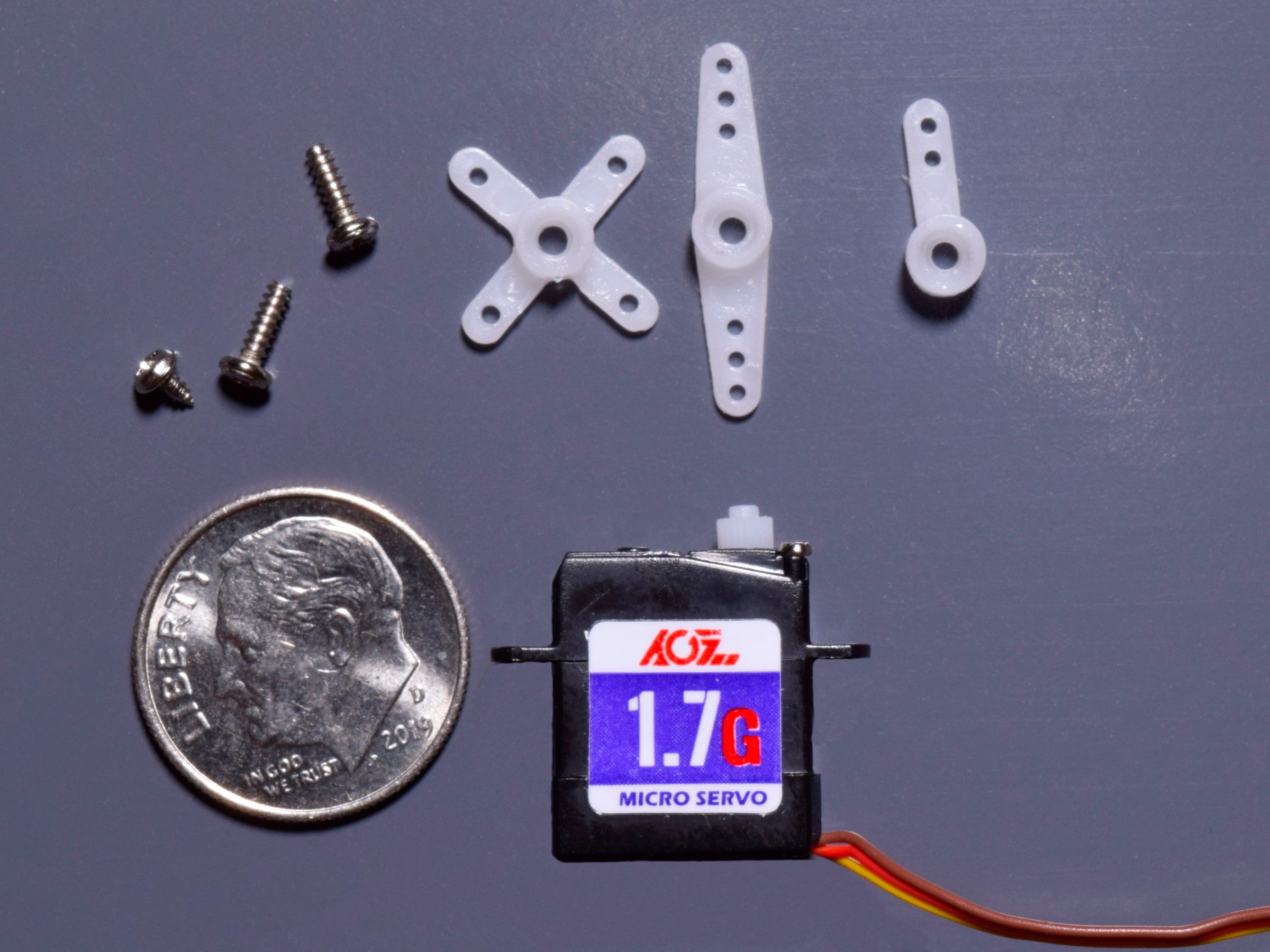 AGF C017CLS Ultra Micro Servo 0.075 Kg (1.0 oz in) 0.05 sec - 1.7g ...