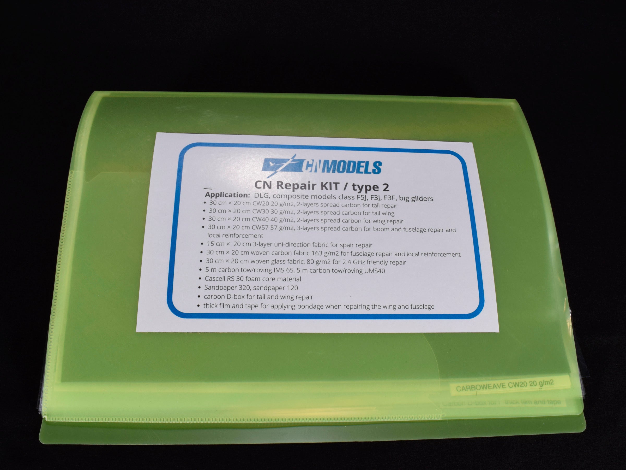 Carboweave Carbon Repair Kit Type 2 – Aloft Hobbies