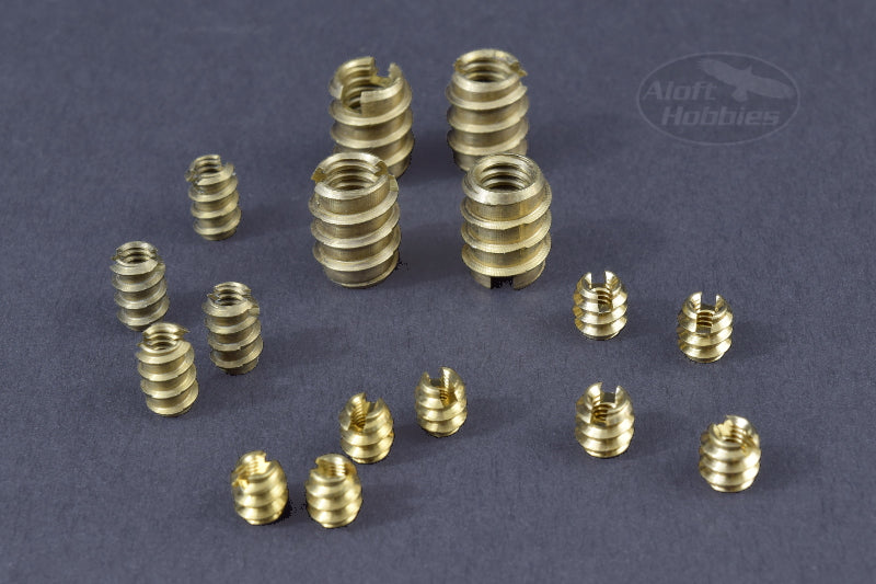 Threaded Inserts 1/4x20 20pcs – Aloft Hobbies