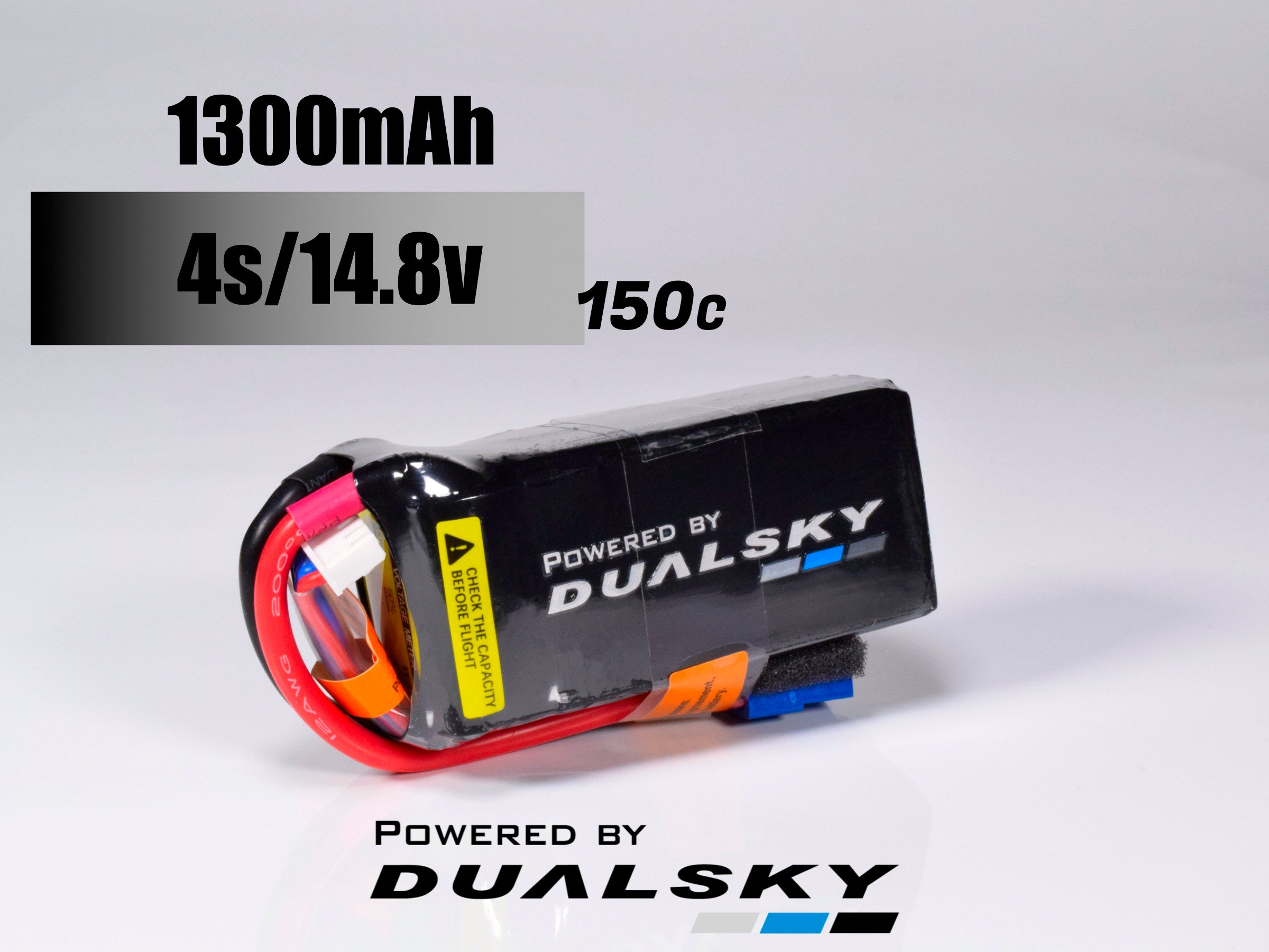 Dualsky ULT 4S 1300mAh 150C XT60 – Aloft Hobbies