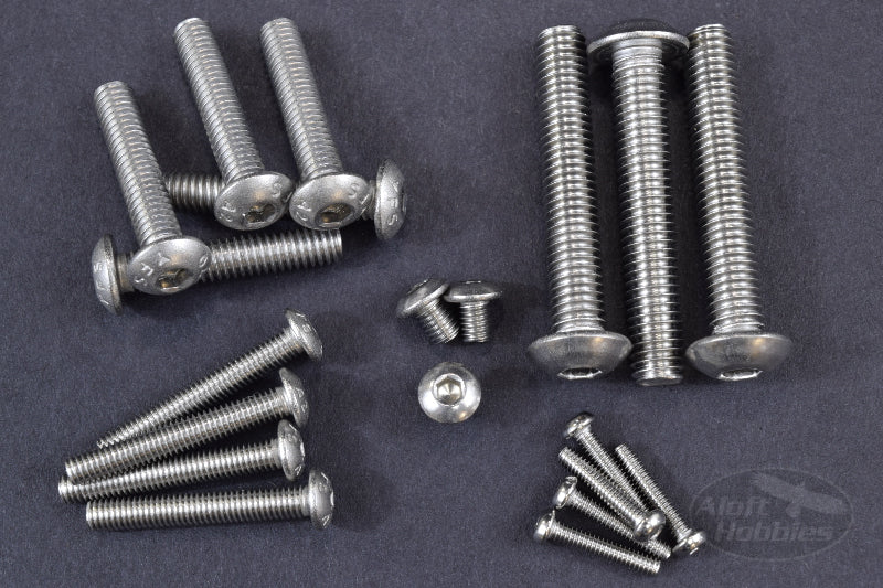 Stainless Steel Button Head M5x.8x12mm 20pcs – Aloft Hobbies