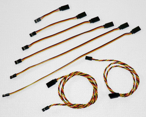 8" Heavyduty Servo Extension Twisted – Aloft Hobbies