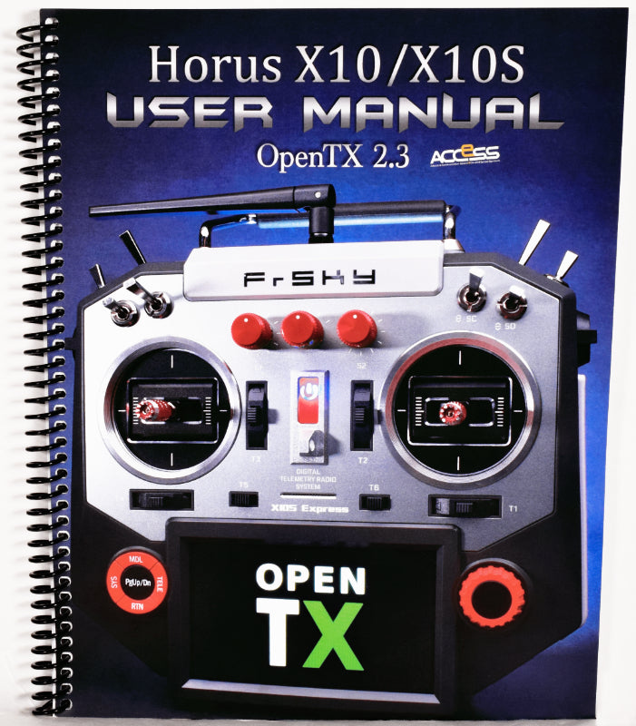 Horus X10/X10S OpenTX User Manual – Aloft Hobbies