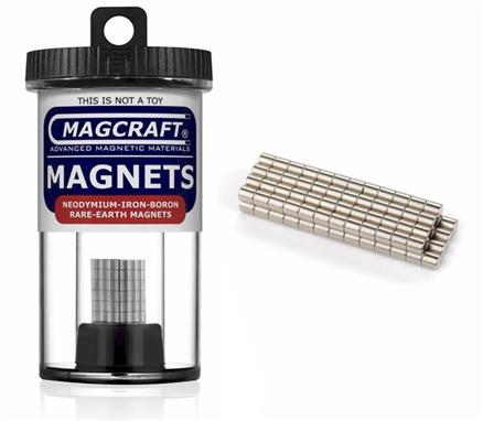 Magcraft 1/8" x 1/8" Rare Earth Rod Magnets, 100-count – Aloft Hobbies